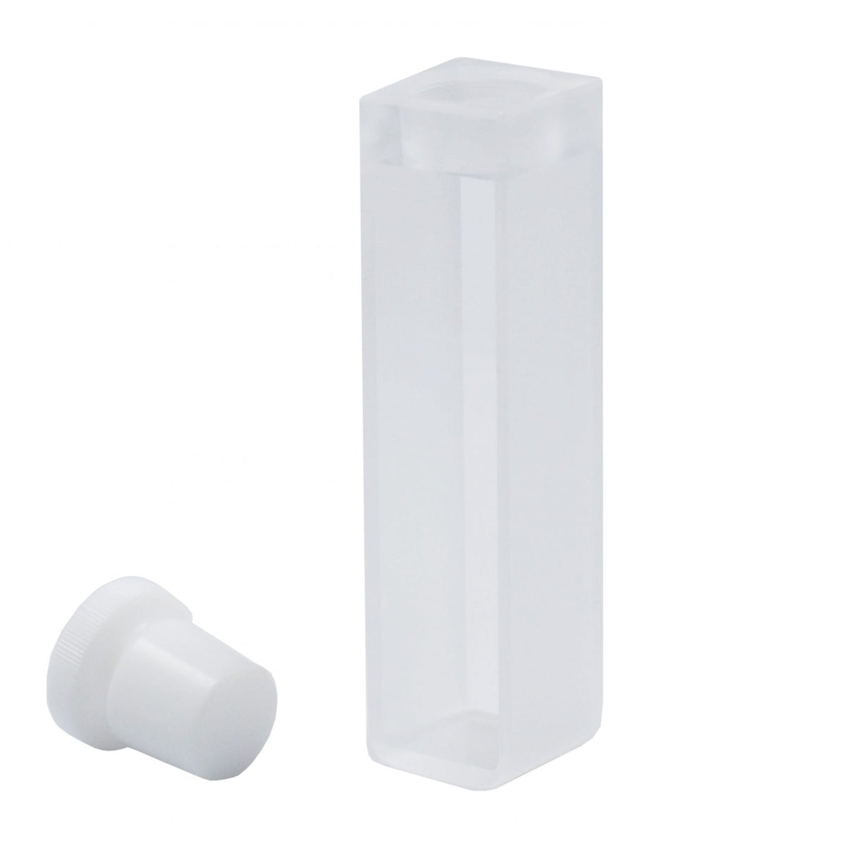 Rectangular CD quartz cell with PTFE stopper, 10 (L) x 10 (W) mm ...